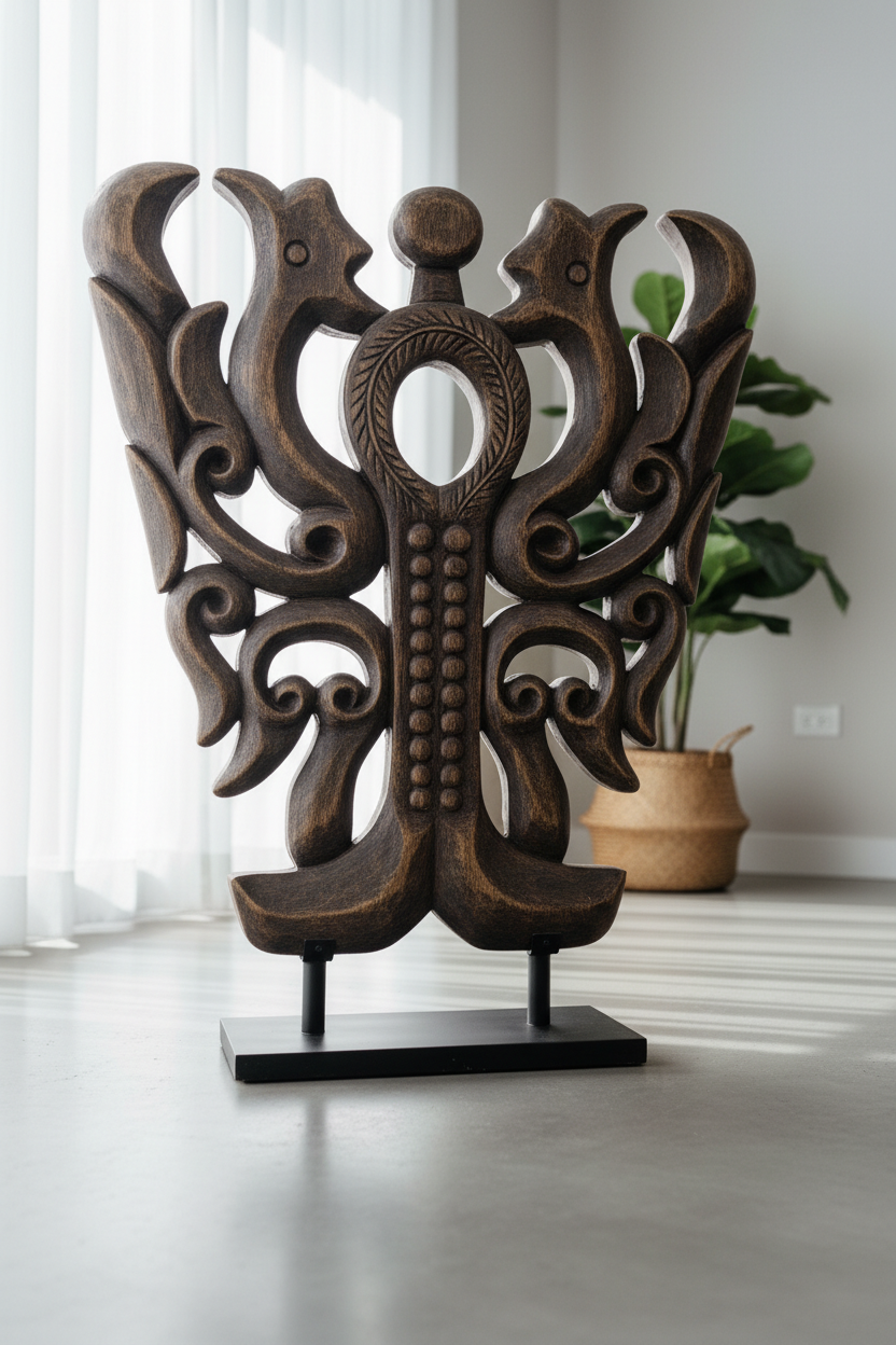 Sundanese Kingdom’s Insignia | Wooden Home Decor – Decorcorner