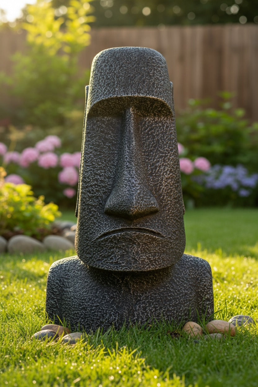 Moai Easter Island Head Extra Small – Style 20 - Antique Silver ...